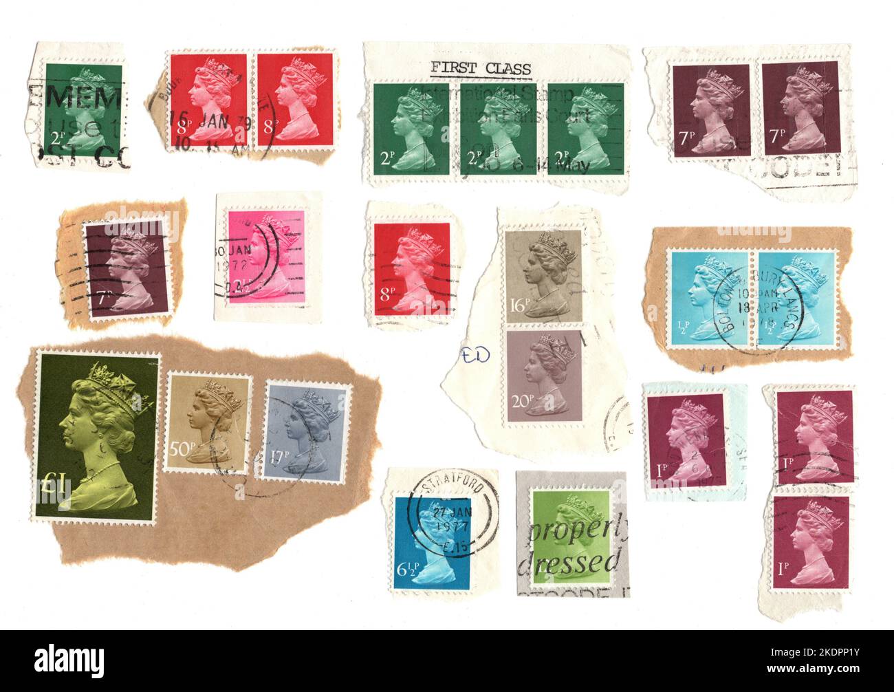 Torn paper from block hi-res stock photography and images - Alamy