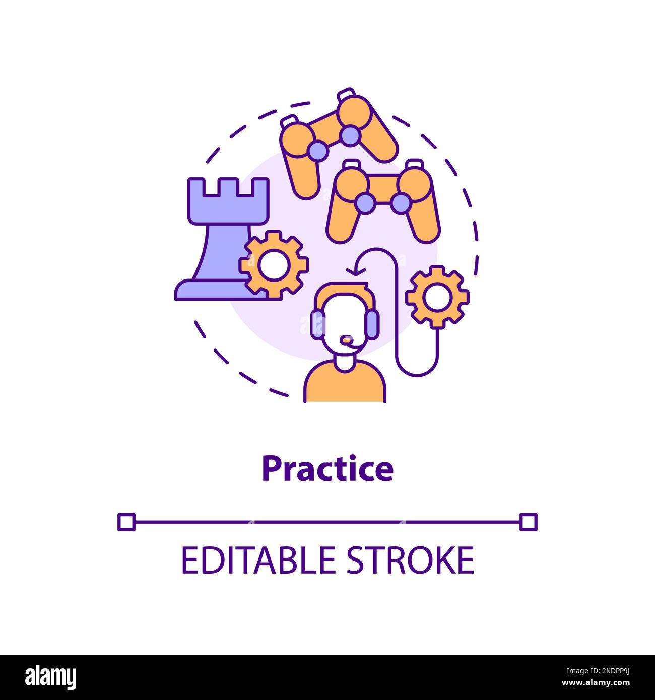 Practice concept icon Stock Vector Image & Art - Alamy Practice concept icon Stock Vector Image & Art - Alamy