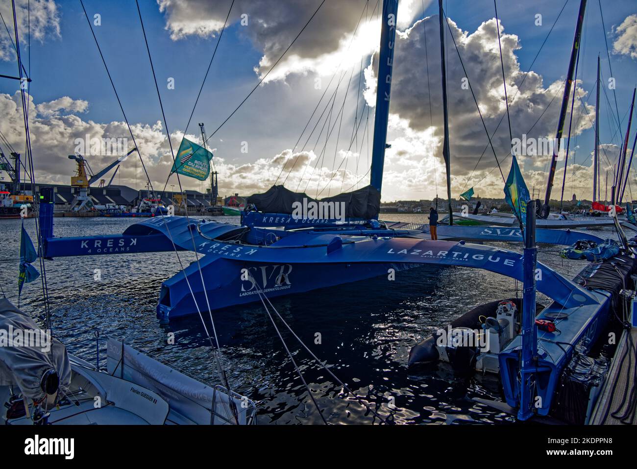 Saint-Malo, France. 4th Nov, 2022. SVR-Lazartigue skippering by ...