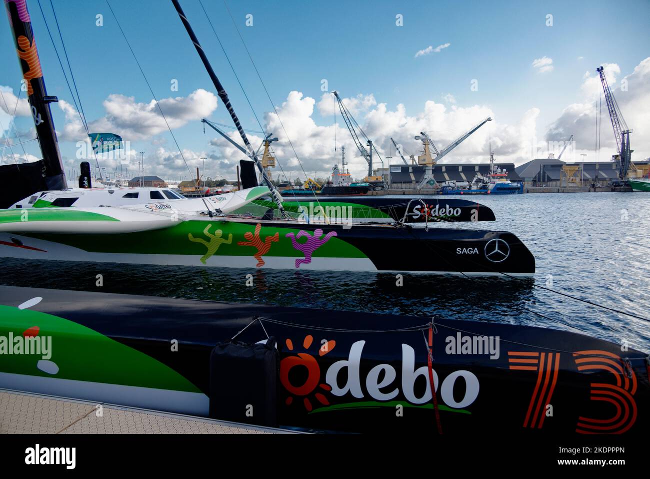 Saint-Malo, France. 4th Nov, 2022. Sodebo Ultim 3 skippering by Thomas ...