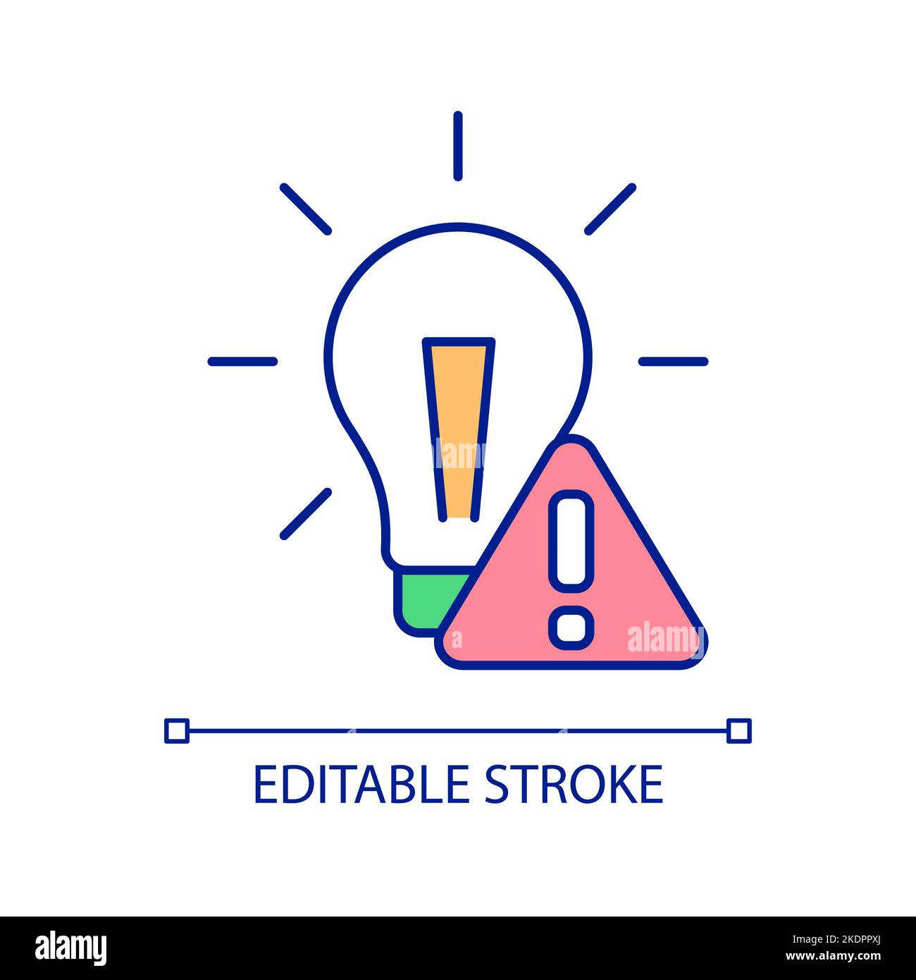 Power outage symbol electricity Stock Vector Images - Alamy