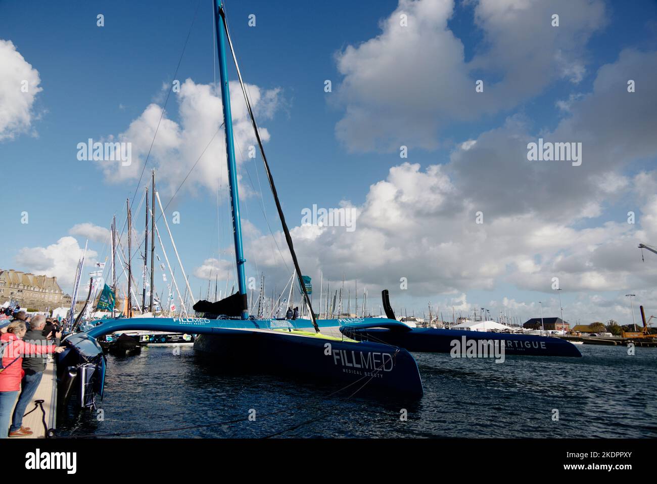 Saint-Malo, France. 4th Nov, 2022. SVR-Lazartigue skippering by ...