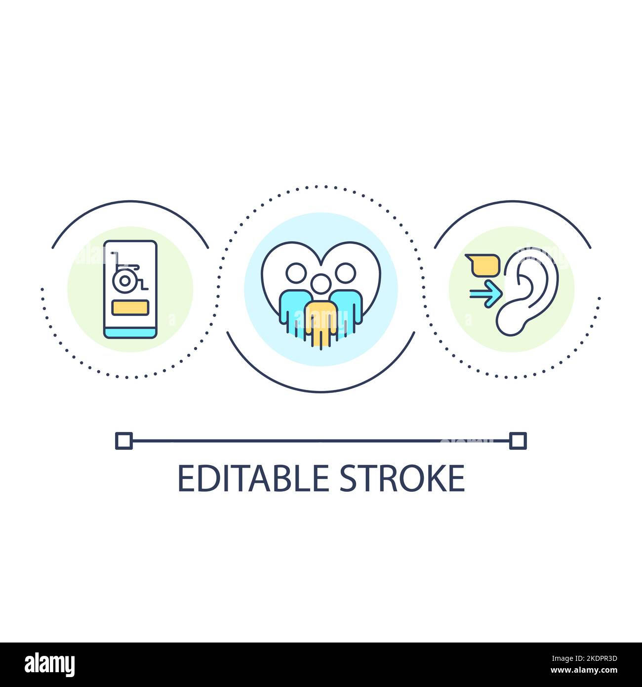 Disability user Stock Vector Images - Alamy