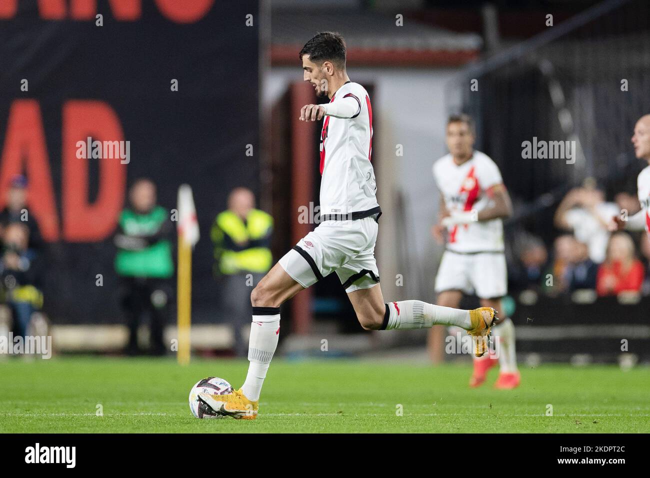 Madrid, Spain - November 7, 2022, Alejandro Catena of Rayo Vallecano ...