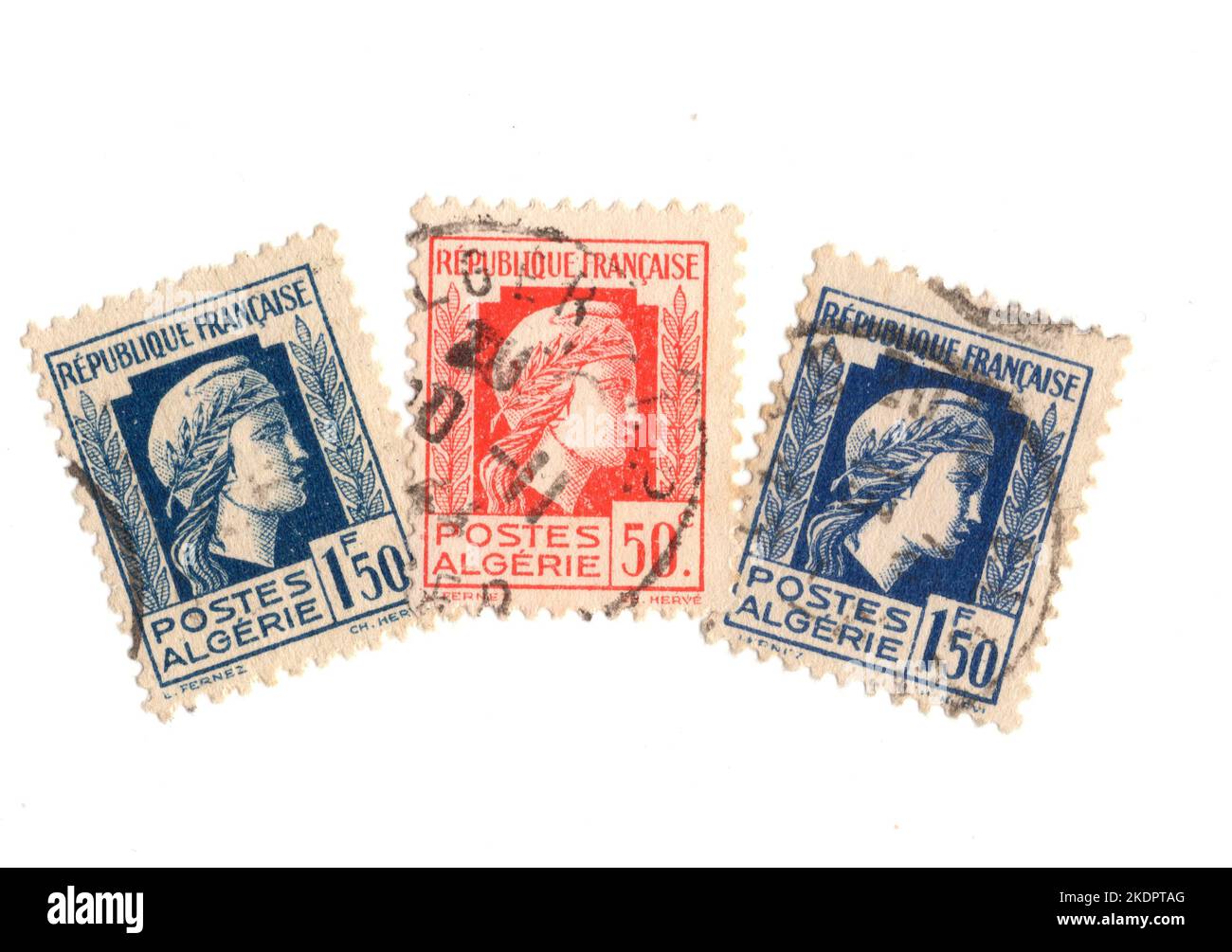 Postage stamp algeria hi-res stock photography and images - Alamy
