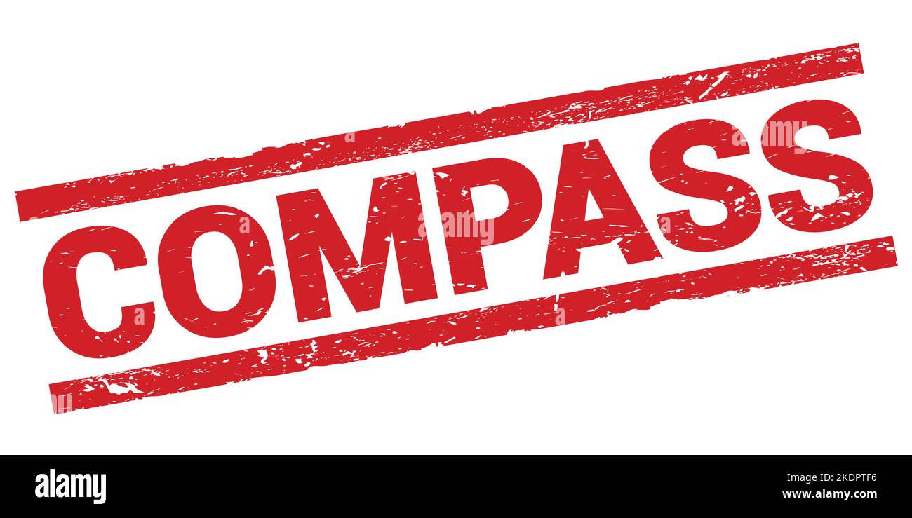 Compass text Cut Out Stock Images & Pictures - Alamy