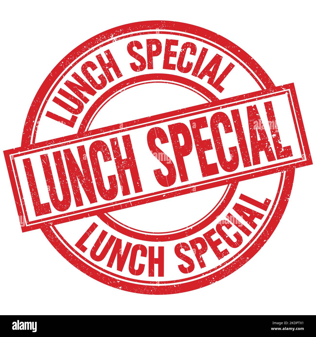 LUNCH SPECIAL text written word on red round stamp sign Stock Photo - Alamy