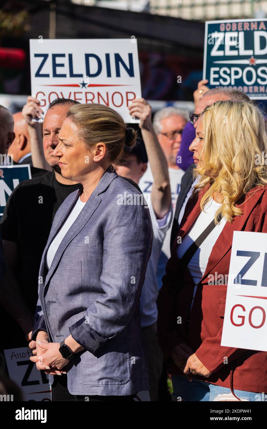 Bronx, New York, USA. 7th Nov, 2022. Republican gubernatorial candidate ...