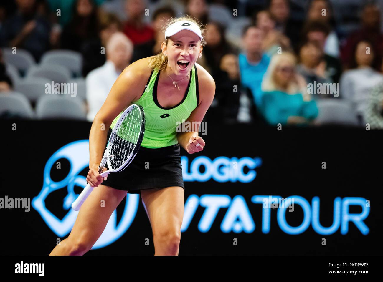 Fort Worth, United States - November 6, 2022, Elise Mertens of Belgium ...