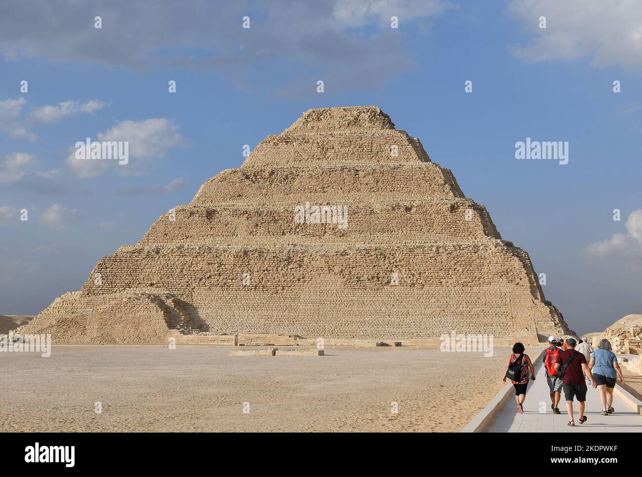 The pyramid of Djoser (or Djeser and Zoser), called the Step Pyramid of ...