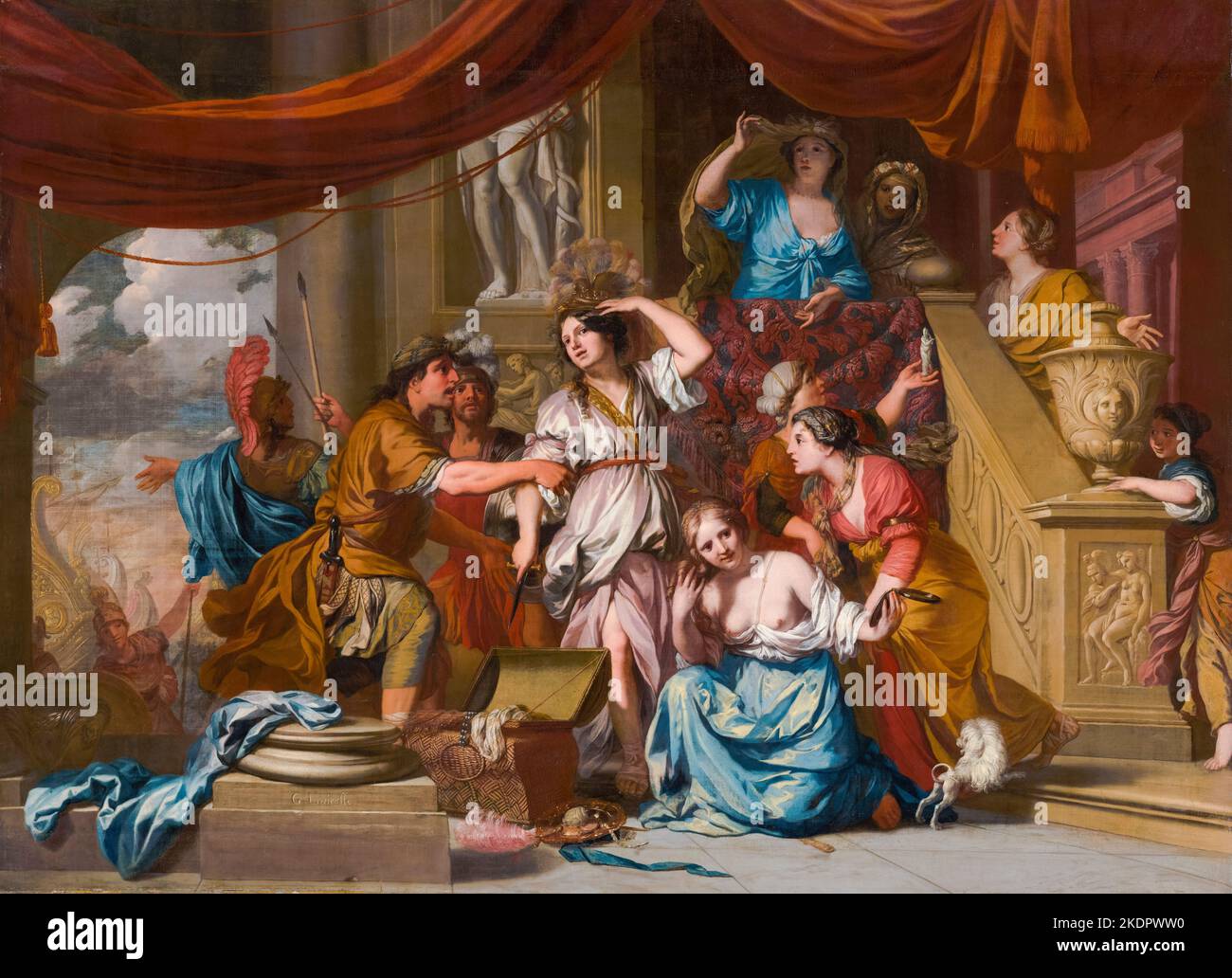 Gerard de Lairesse painting, Achilles Discovered among the Daughters of ...
