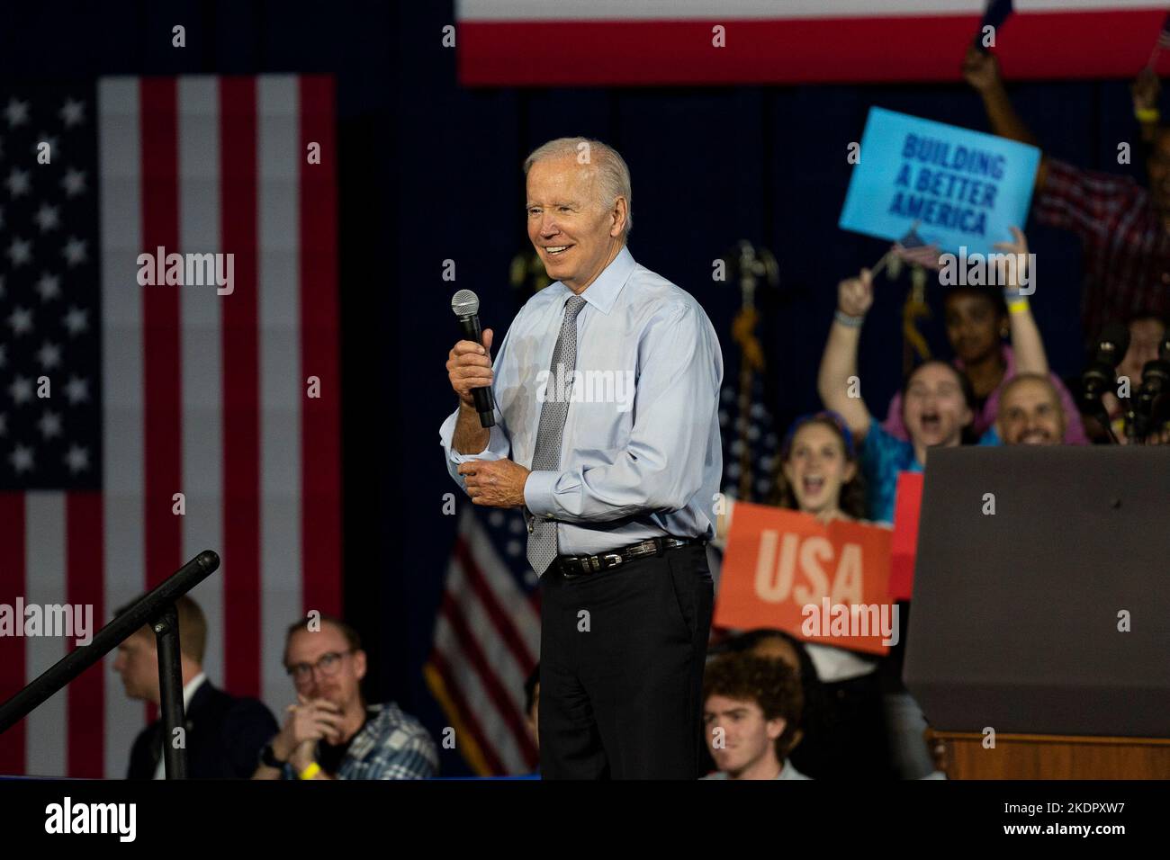 Bowie, United States. 07th Nov, 2022. President Joe Biden delivers ...