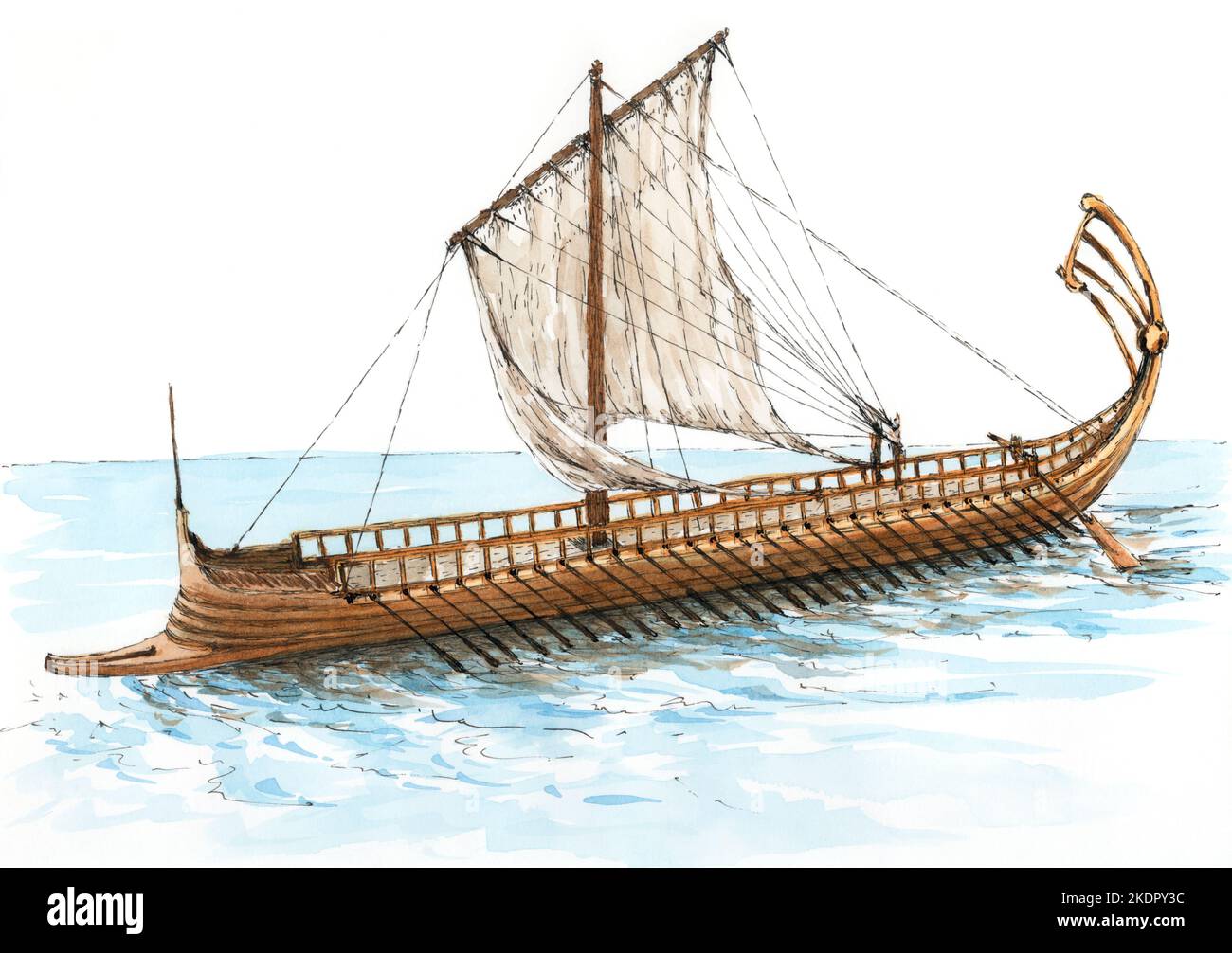 Paper art ship on Cut Out Stock Images & Pictures - Alamy