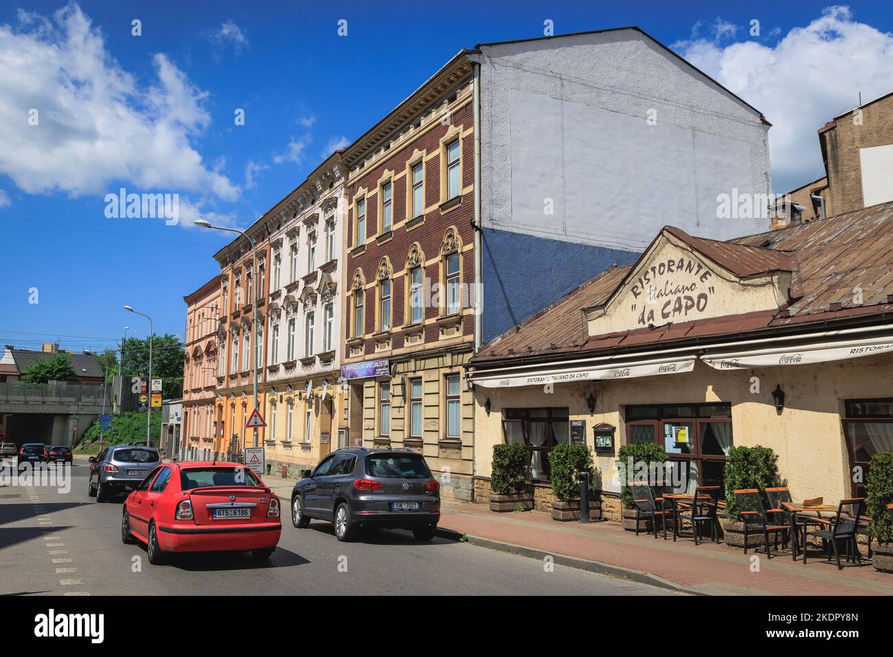 Ristorante Da Capo restaurant in Cesky Tesin city, Czech Republic Stock ...