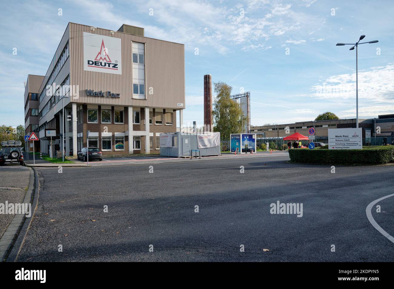 Cologne, Germany. 08th Nov, 2022. The logo of Deutz AG can be seen on a ...