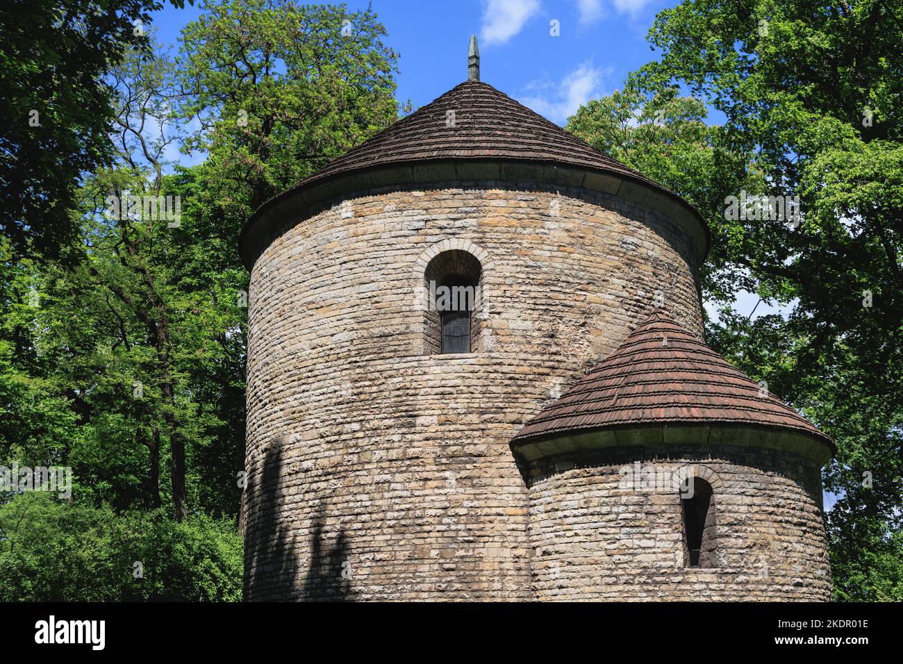 Rotunda of Saint Nicolas in area of Cieszyn Castle, a gothic ...