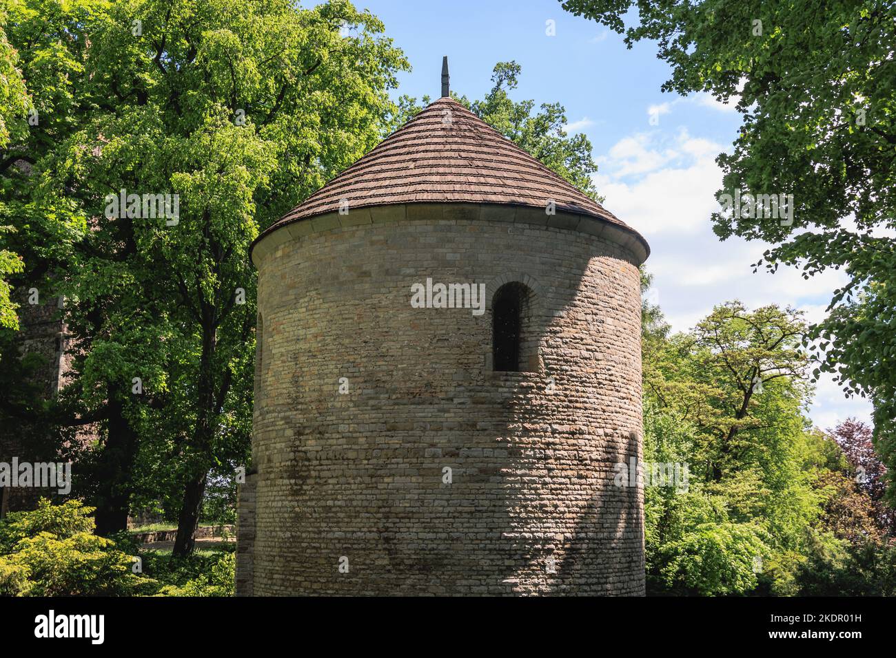 Rotunda of Saint Nicolas in area of Cieszyn Castle, a gothic ...