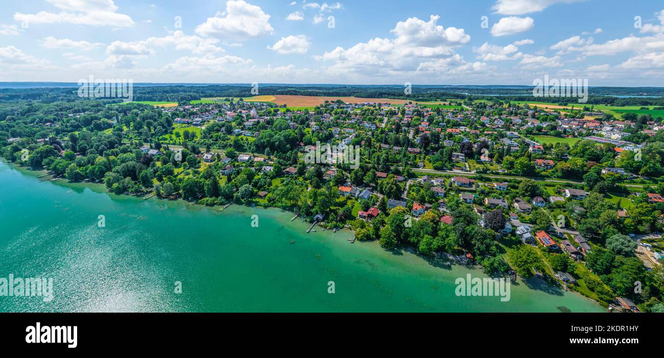 Beautiful Landscape around the Pilsensee in upper bavarian Fünfseenland ...