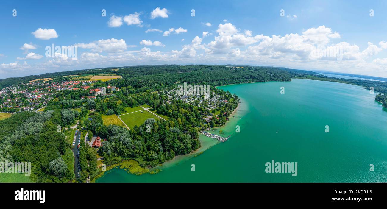 Beautiful Landscape around the Pilsensee in upper bavarian Fünfseenland ...