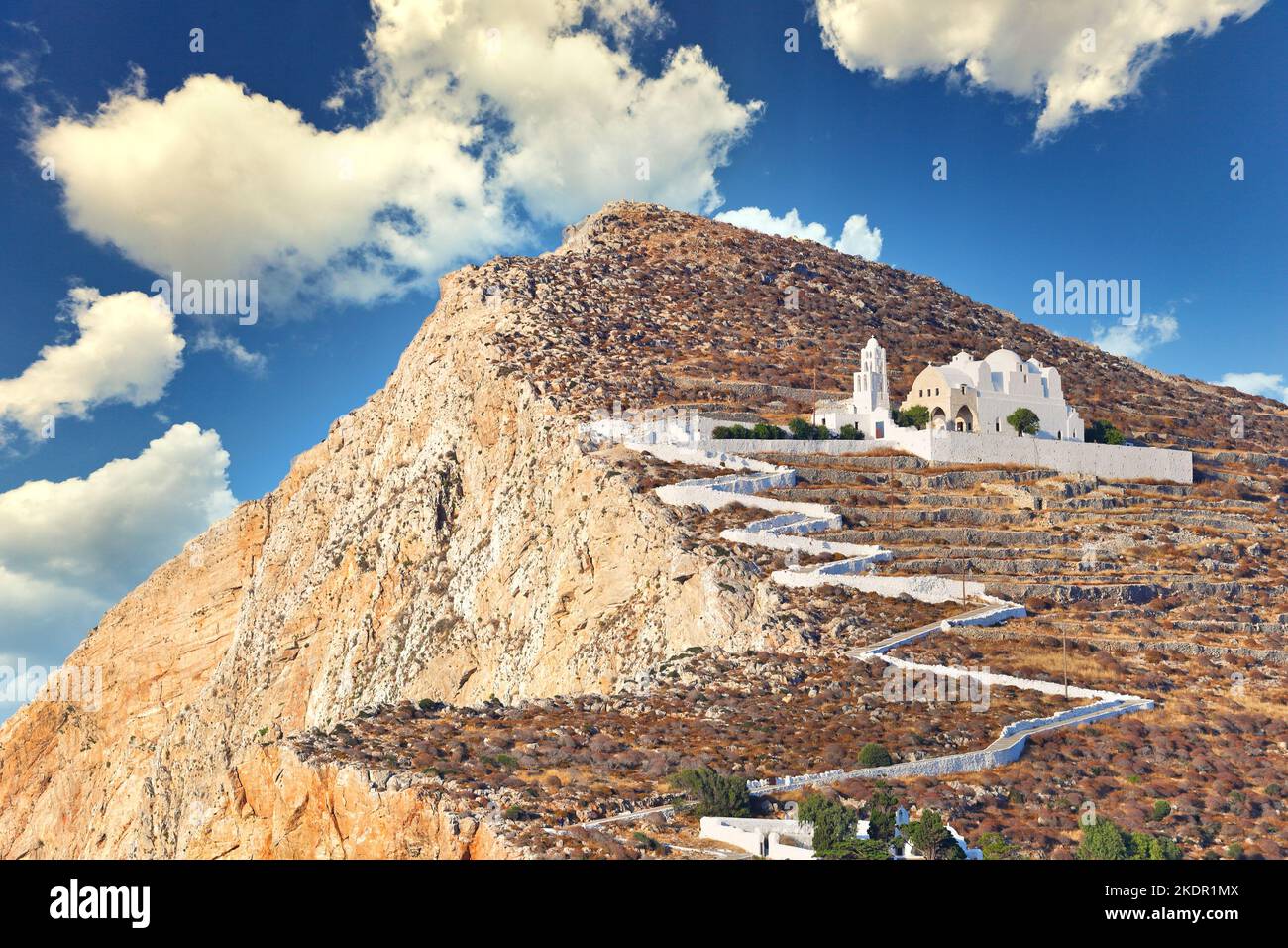 The church Panagia dedicated to the Dormition of the Virgin Mary above ...