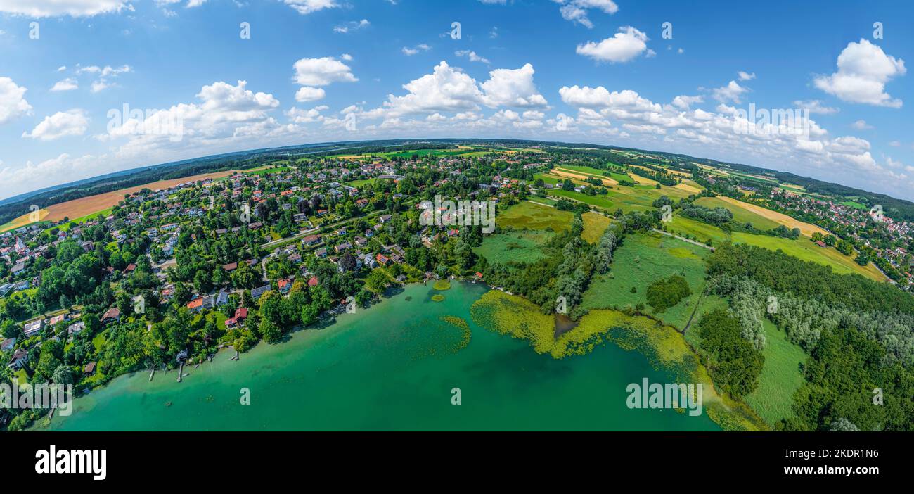 Beautiful Landscape around the Pilsensee in upper bavarian Fünfseenland ...