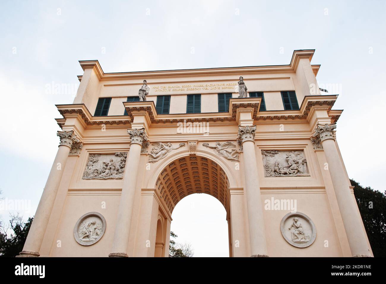 National cultural monument Diana's Temple or Rendez Vous, Valtice, Czech Republic Stock Photo ...