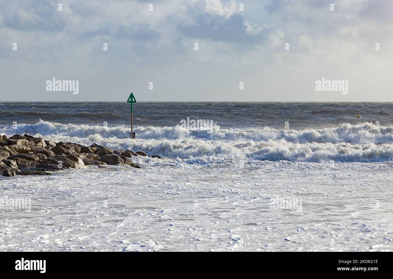High Winds, Rough Seas 8th November 2022 Stock Photo - Alamy