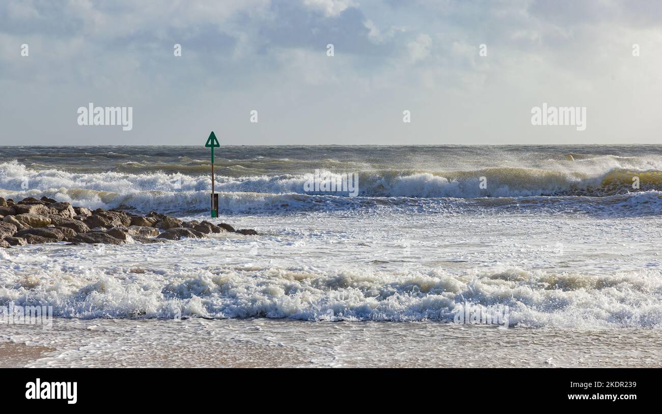 High Winds, Rough Seas 8th November 2022 Stock Photo - Alamy