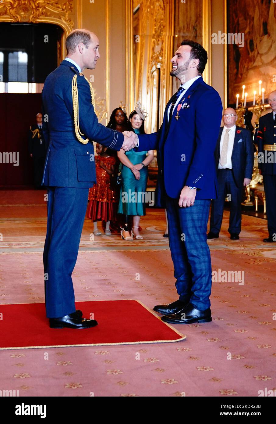 Aled Davies is made an Officer of the Order of the British Empire by ...
