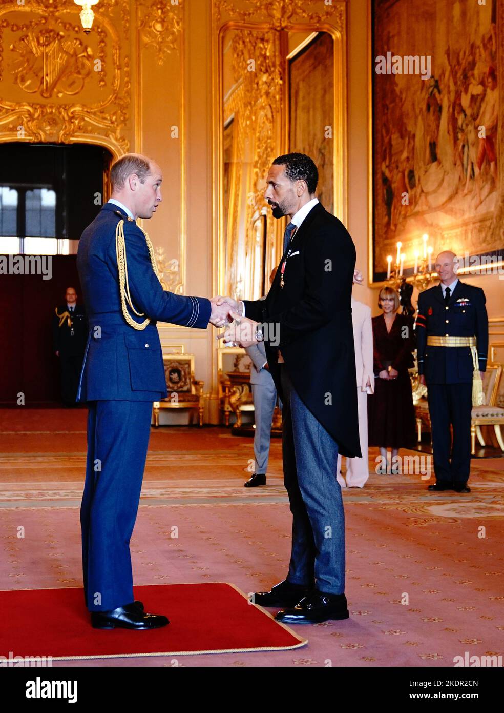 Rio Ferdinand is made an Officer of the Order of the British Empire by ...