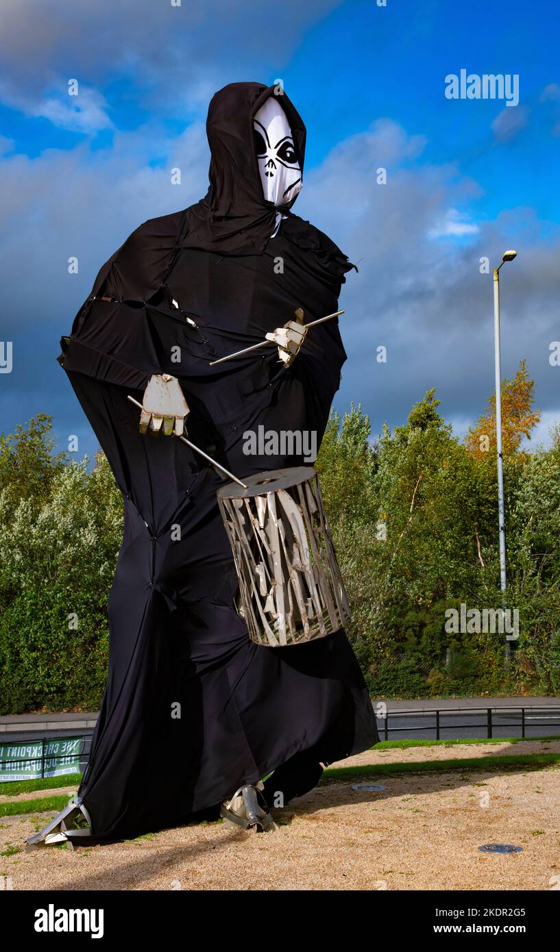Maurice Harron's Millennium Sculpture " Let the Dance Begin " dressed ...