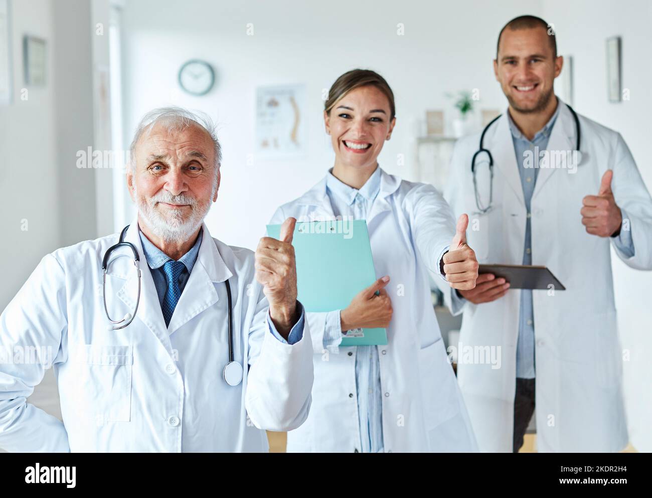 doctor woman portrait hospital team man nurse medical health medicine ...