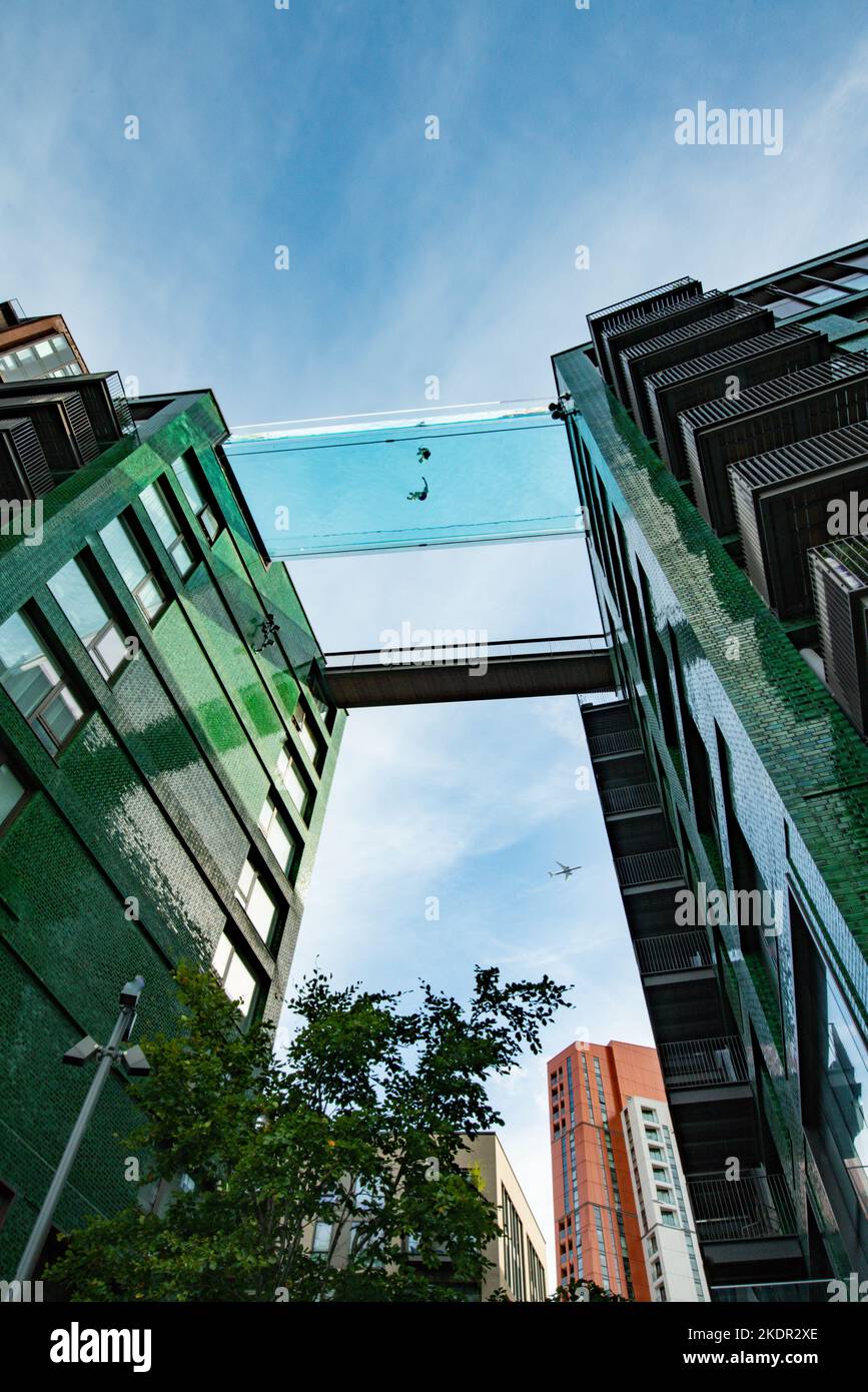 The Sky Pool is a swimming pool at the Embassy Gardens development in ...