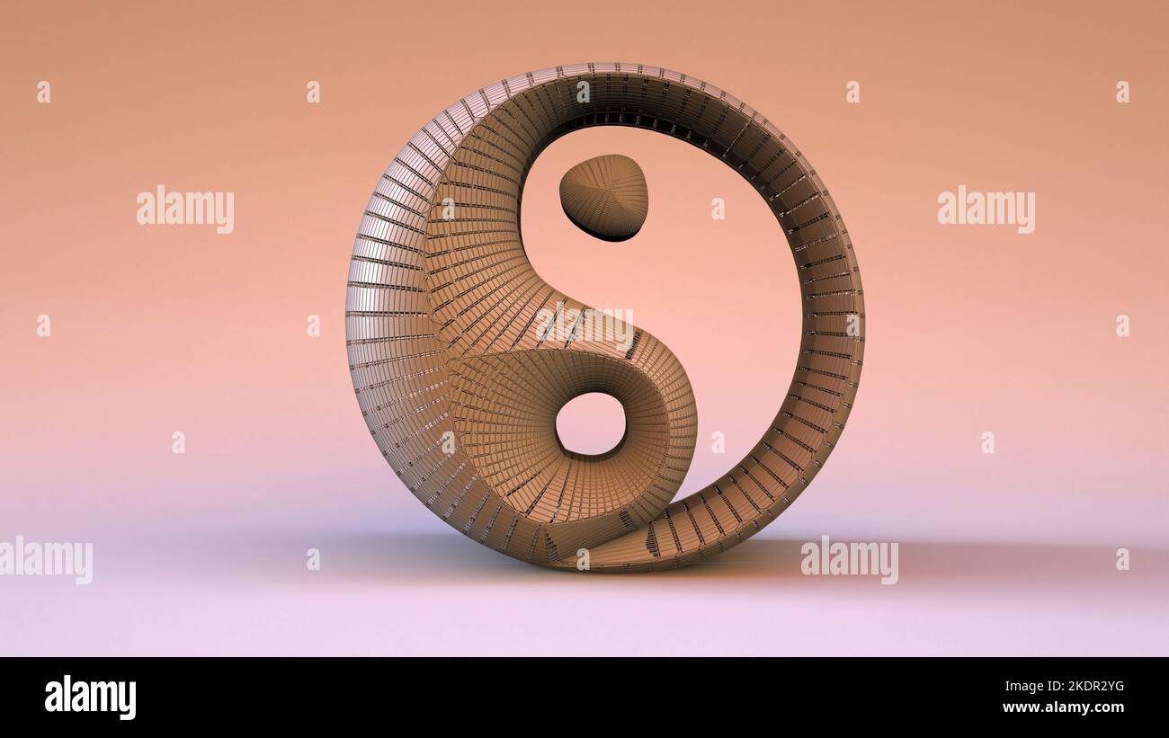 3D Illustration of an object-artefact-art piece from the era of the ...