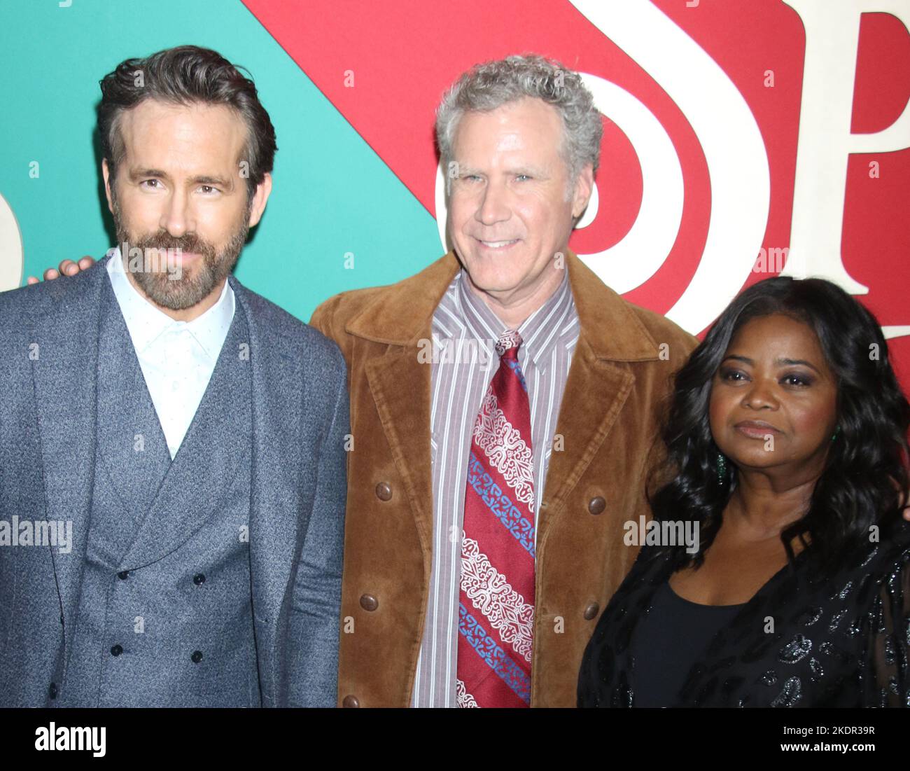 New York, NY, USA. 07th Nov, 2022. Ryan Reynolds, Will Ferrell and ...