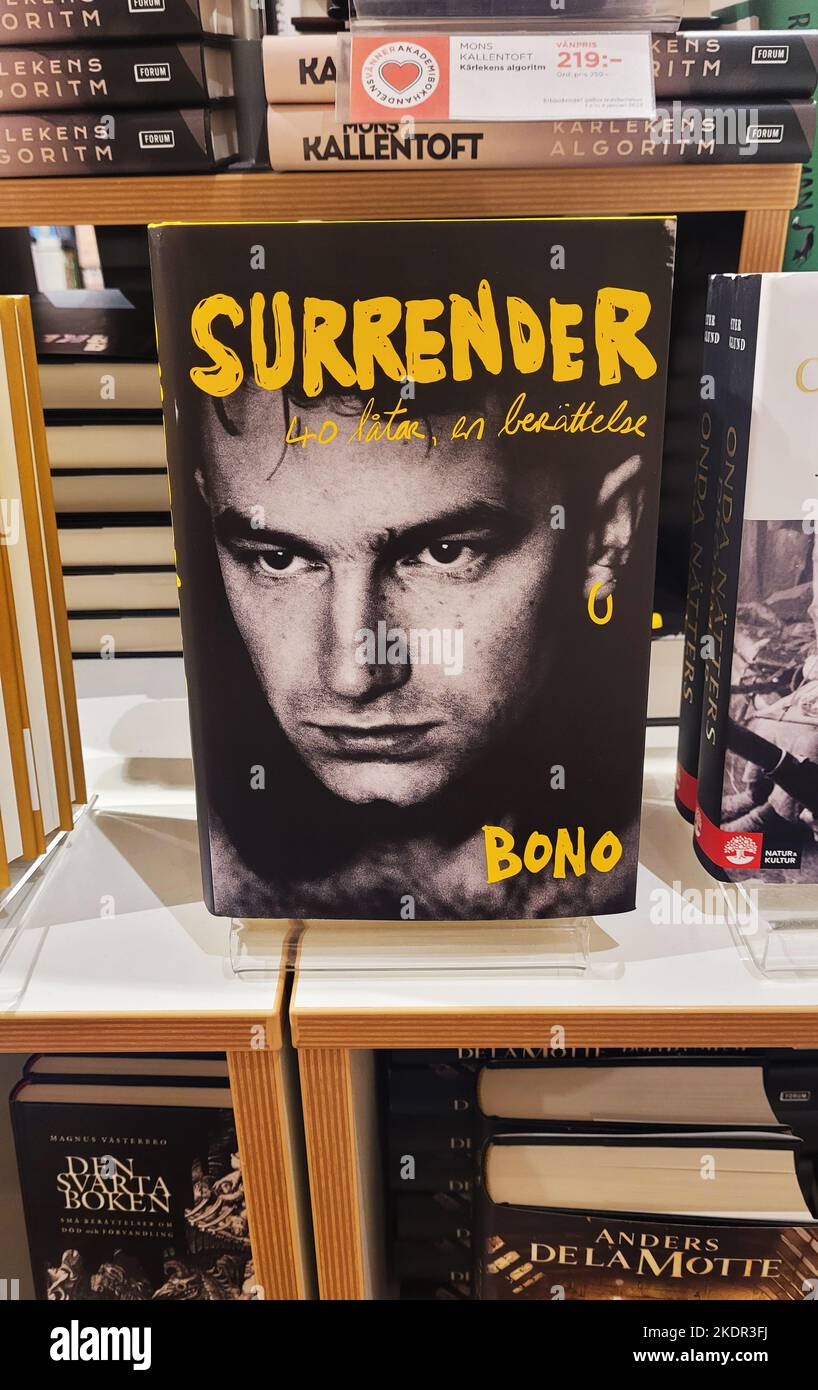 Surrender, new book from Bono. Bono's memoir, Surrender: 40 Songs, One ...