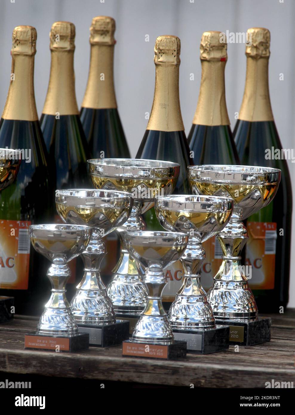 Swedish road racing championships. In the picture: Trophys Stock Photo ...
