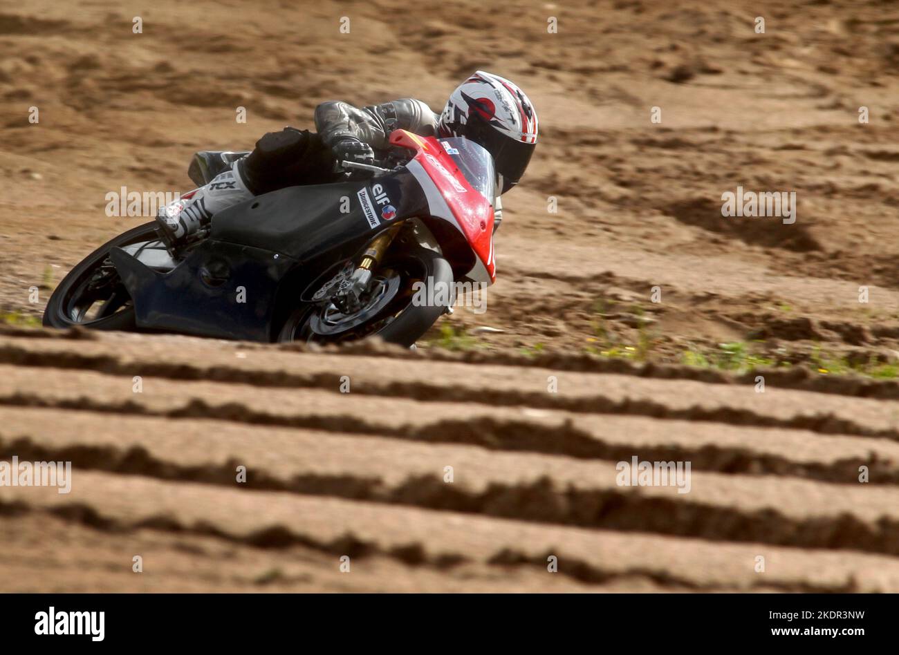 Swedish road racing championships. In the picture: No. 14 Dennis Wilje ...