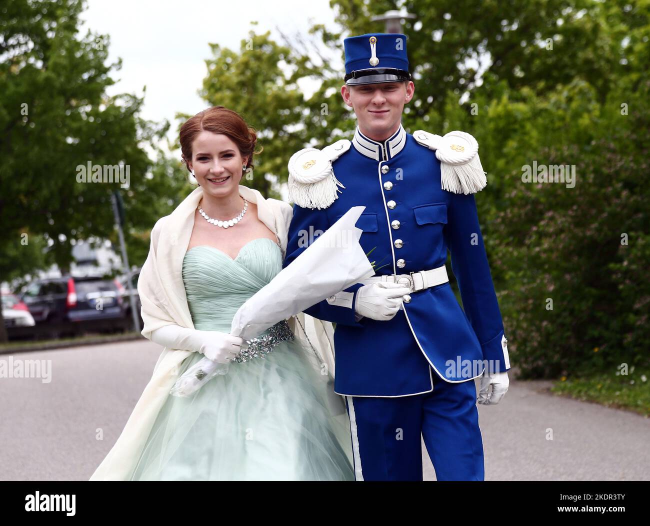 Schoolchildren at a prom/ ball Stock Photo - Alamy