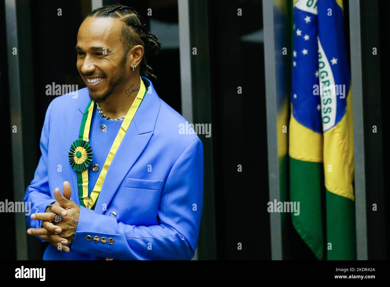 Brasilia, Brazil. 7th Nov, 2022. Mercedes driver Lewis Hamilton of ...