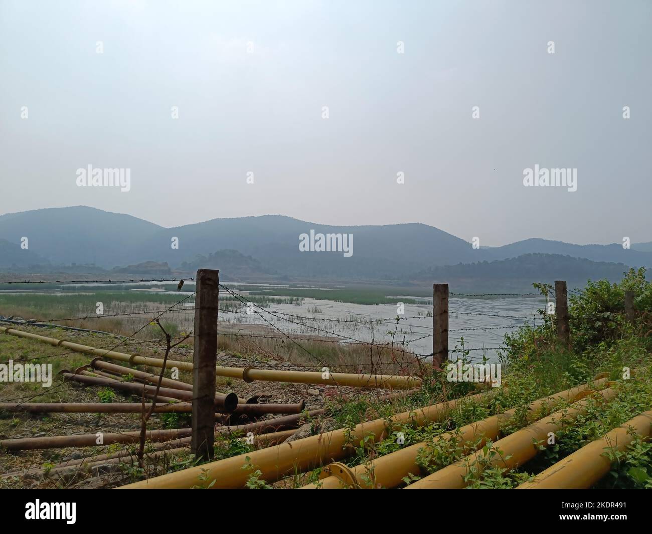 A tailing pond in Turamdih, Tailin Ponds are areas where the waste ...