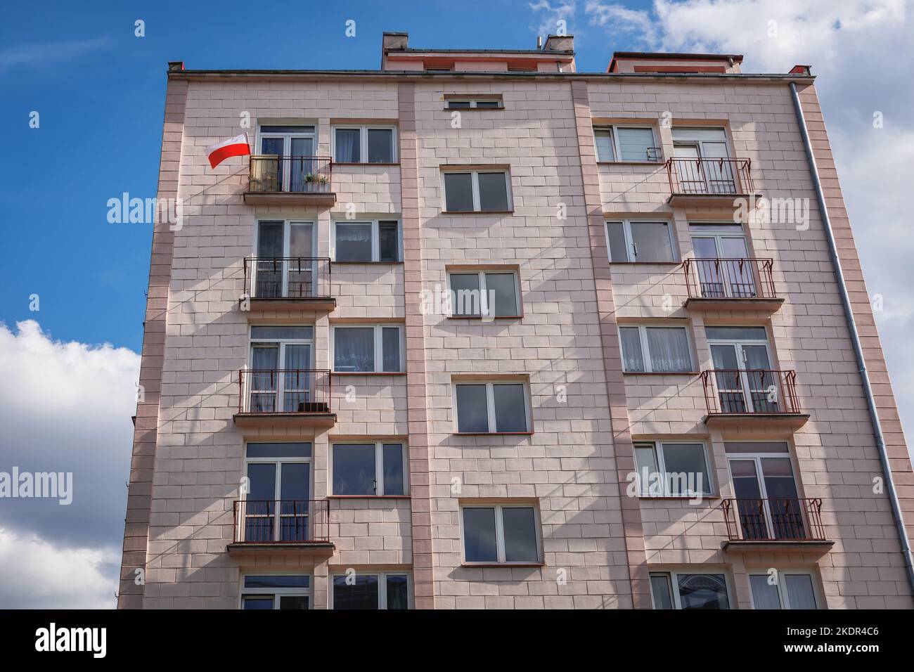 Residential building in Warsaw, capital of Poland Stock Photo - Alamy