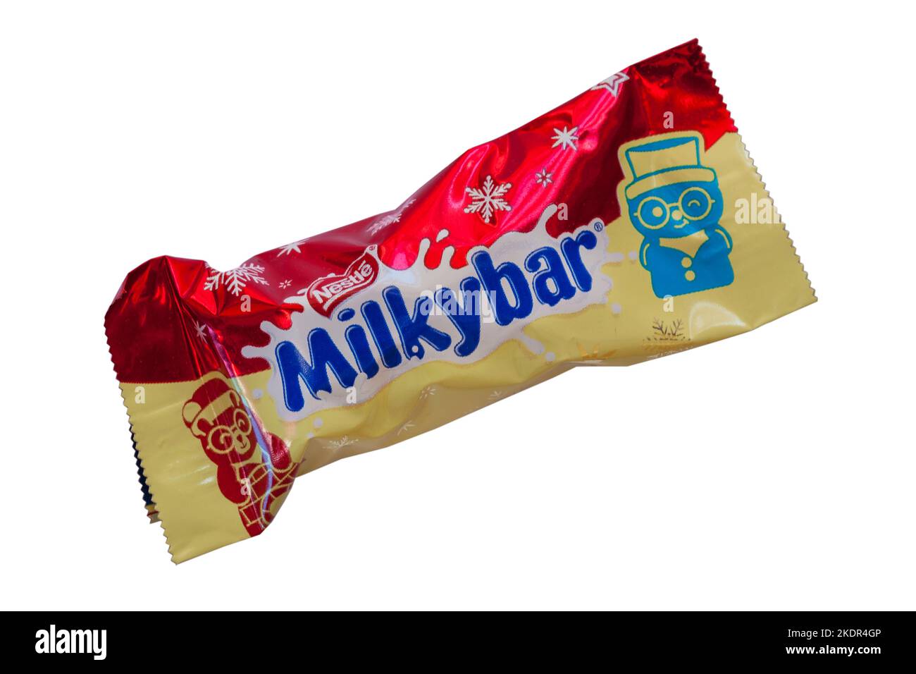 Nestle Milky Bar MilkyBar Festive Friends isolated on white background ...