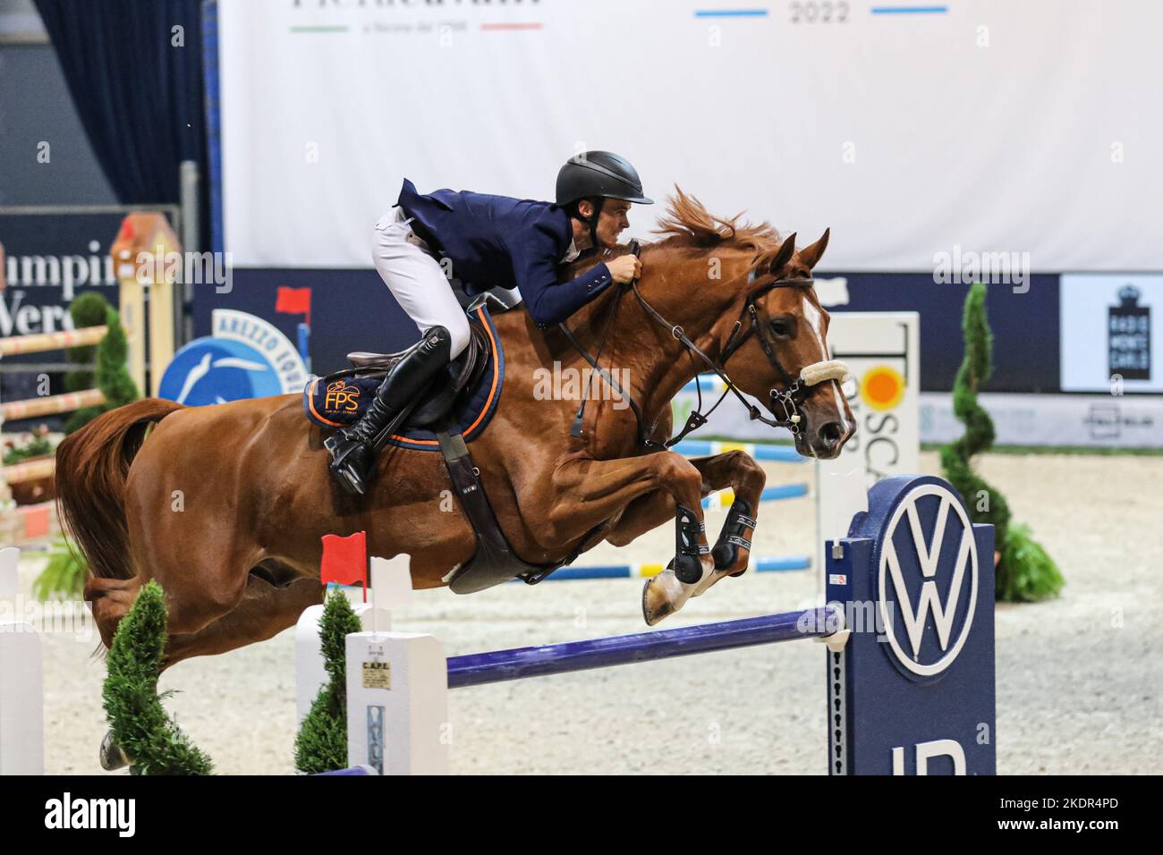 Verona, Italy. 06th Nov, 2022. Fernando Martinez Sommer (horse: Charlie ...