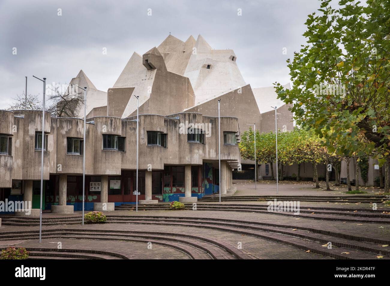 the church Mariendom in Velbert-Neviges by architect Gottfried Boehm ...