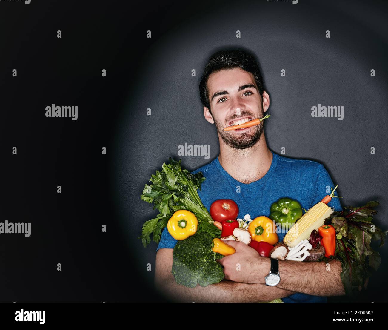 Healthy on the outside starts on the inside. Studio portrait of a young ...