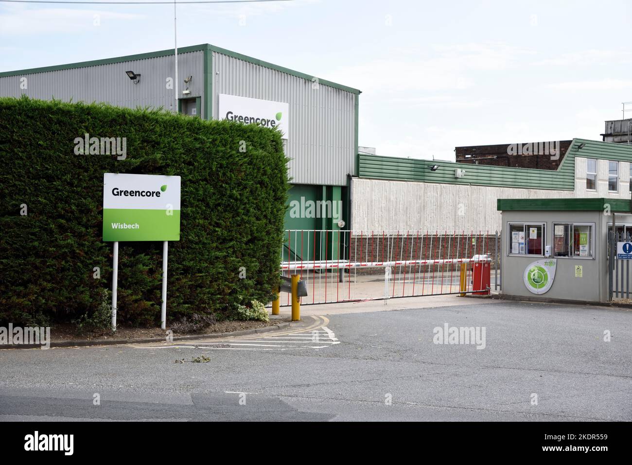 Entrance to Greencore factory Wisbech Cambridgeshire Stock Photo - Alamy