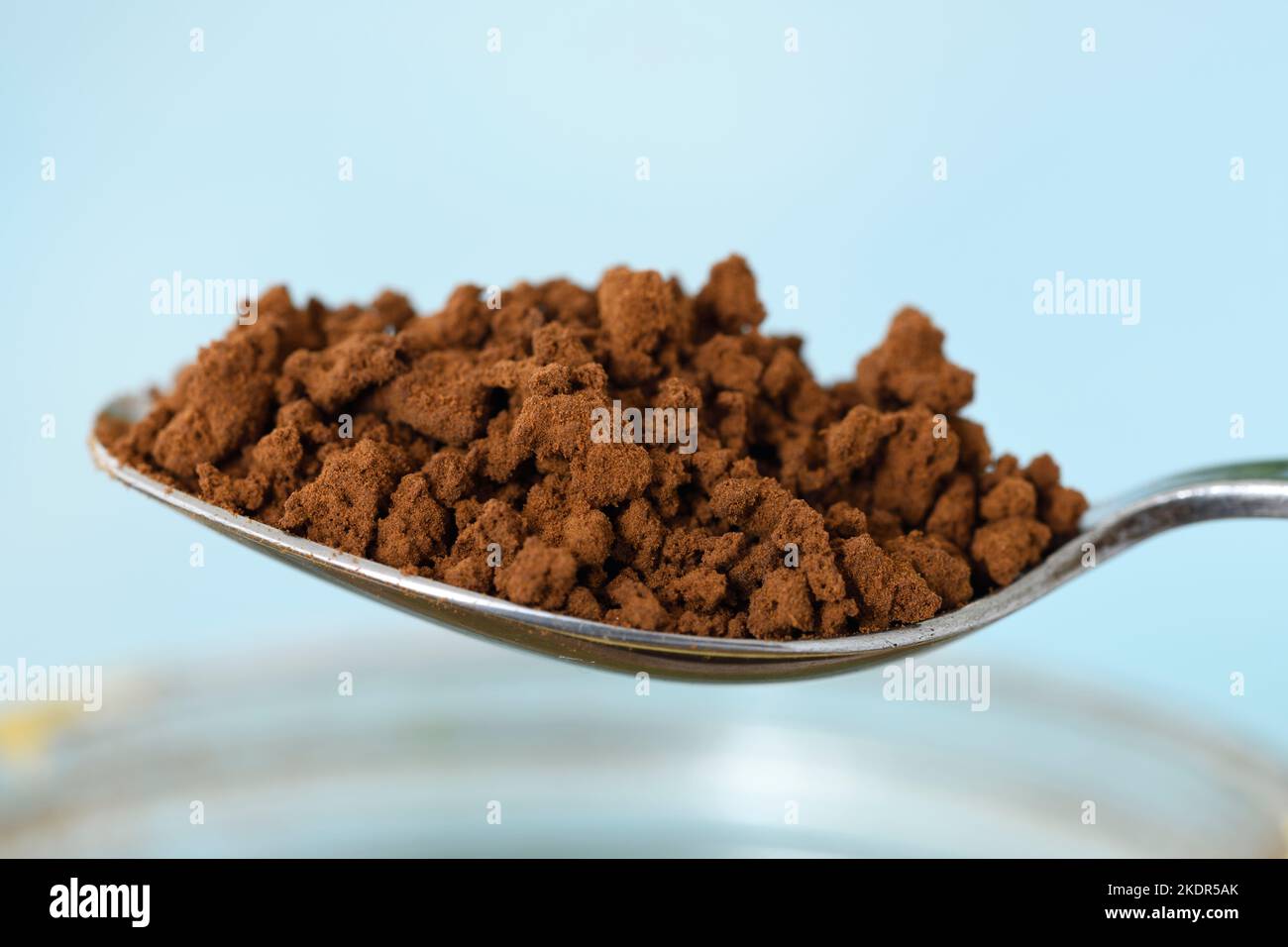 A teaspoon of coffee granules Stock Photo - Alamy