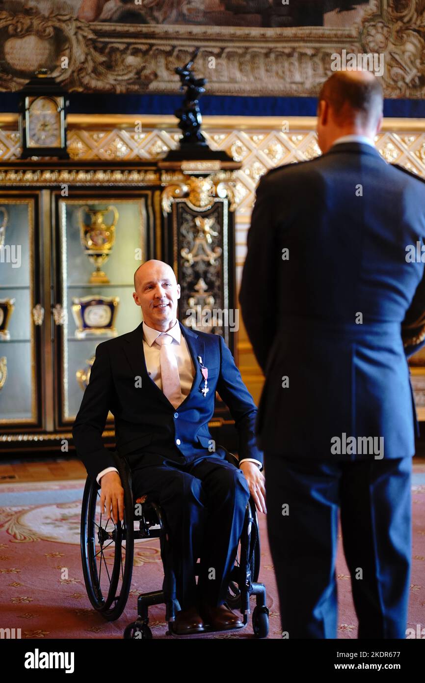 Gavin Walker is made a Member of the Order of the British Empire by the ...