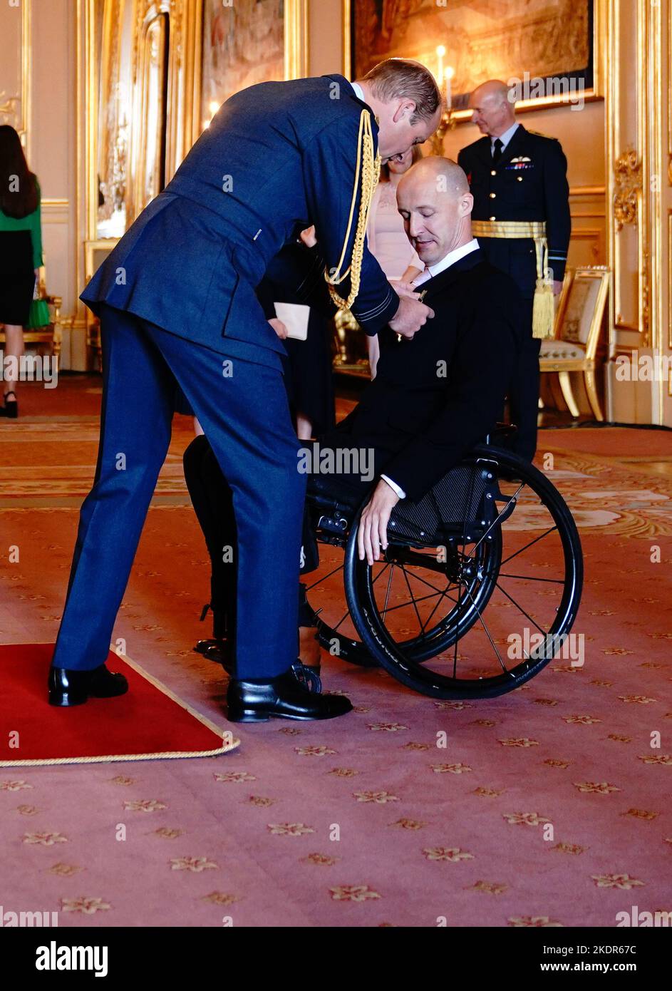 Gavin Walker is made a Member of the Order of the British Empire by the ...